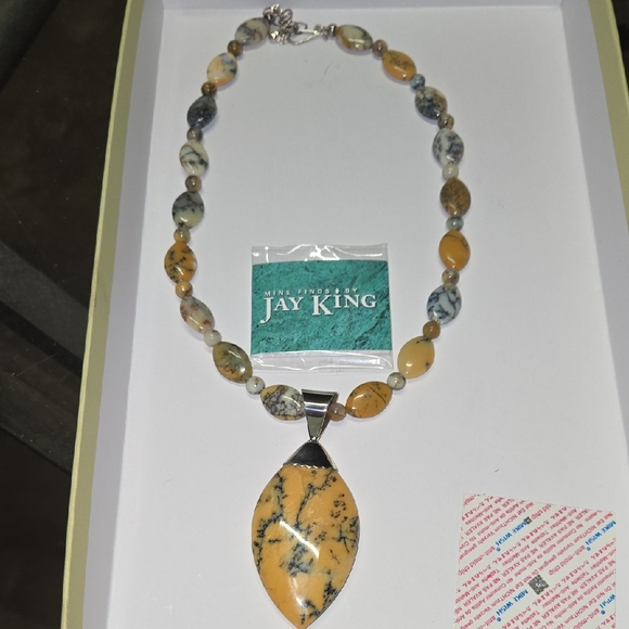 Jay King | Jewelry | Jay King Yellow And Gray Bohemian Necklace | Poshmark